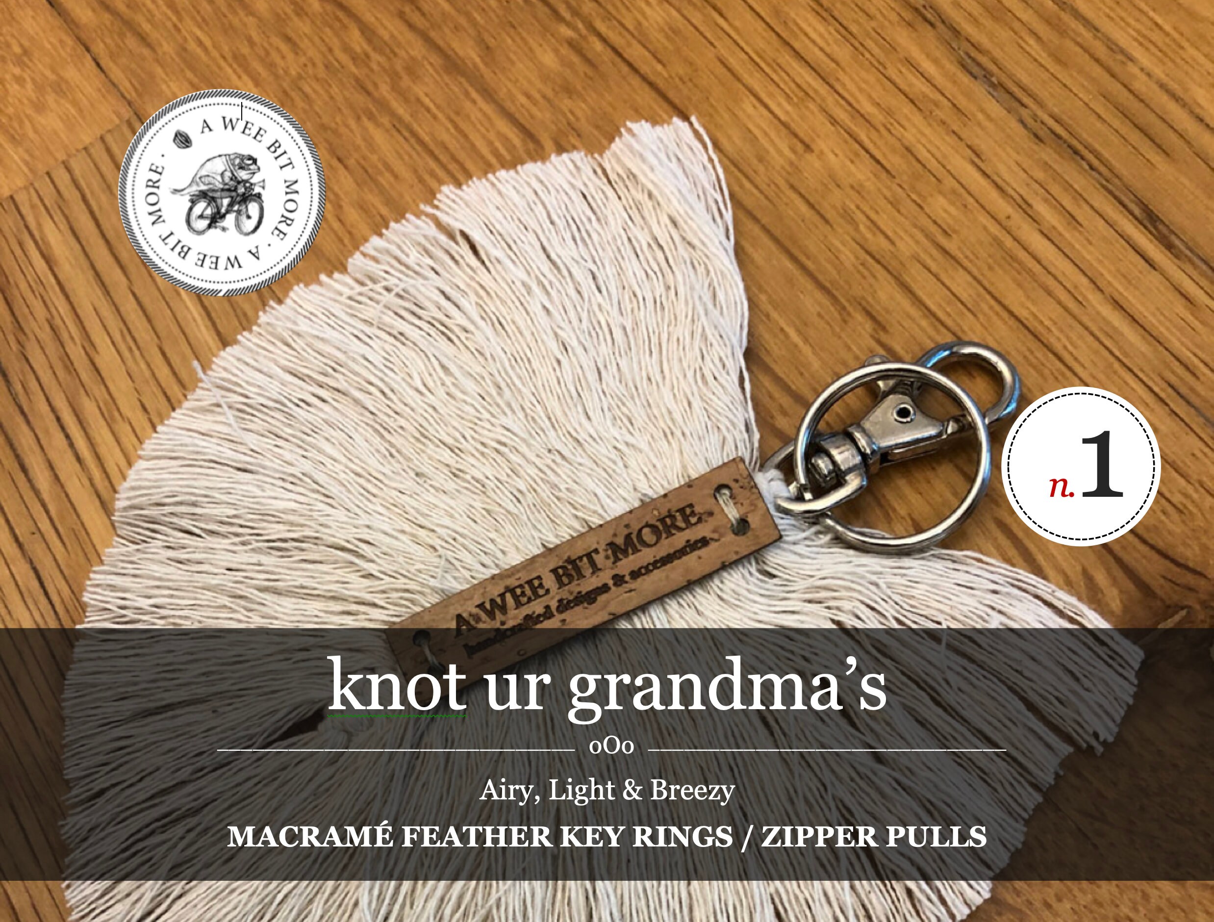 Macramé Feather Key Ring, Macramé Wall Art, Feather Key Ring ...