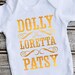 Dolly Loretta Patsy Country Music One Piece Gift Set Cowgirl | Etsy