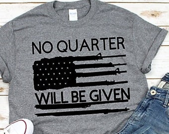 No Quarter Given Flag - Etsy