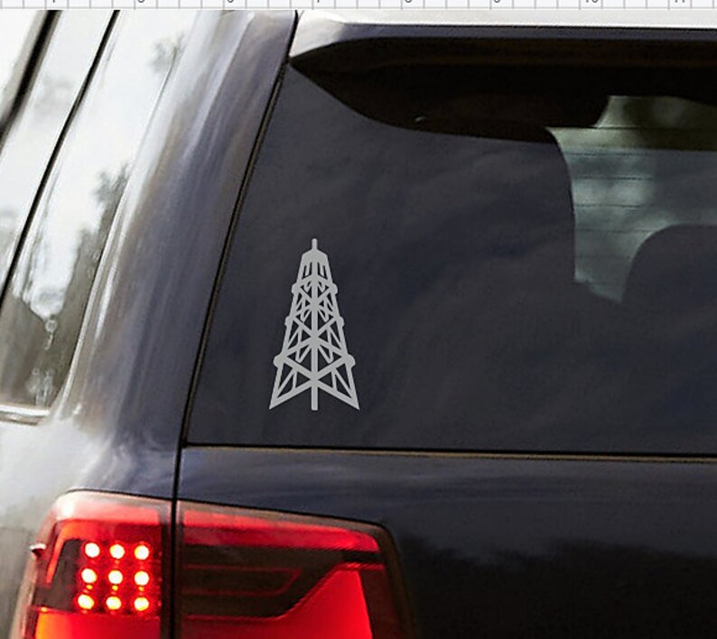 Oilfield Derrick Car/truck Decal Sticker Tumbler Laptop Decal - Etsy