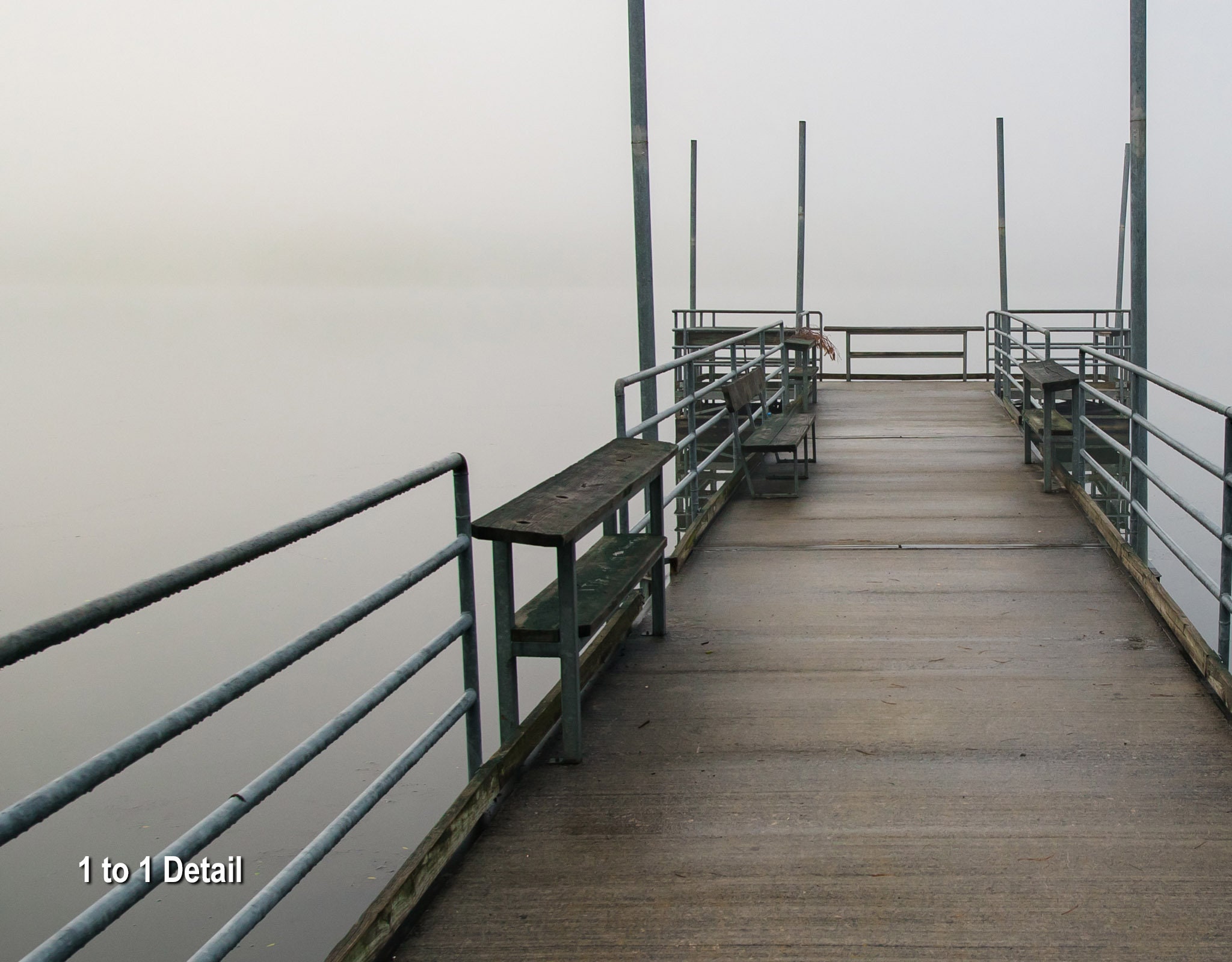 Cove Lake Dock in the Fog - Etsy