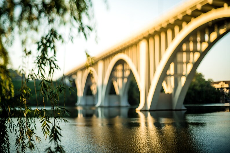 Henley Street Bridge in Morning Light - Knoxville, TN - Etsy