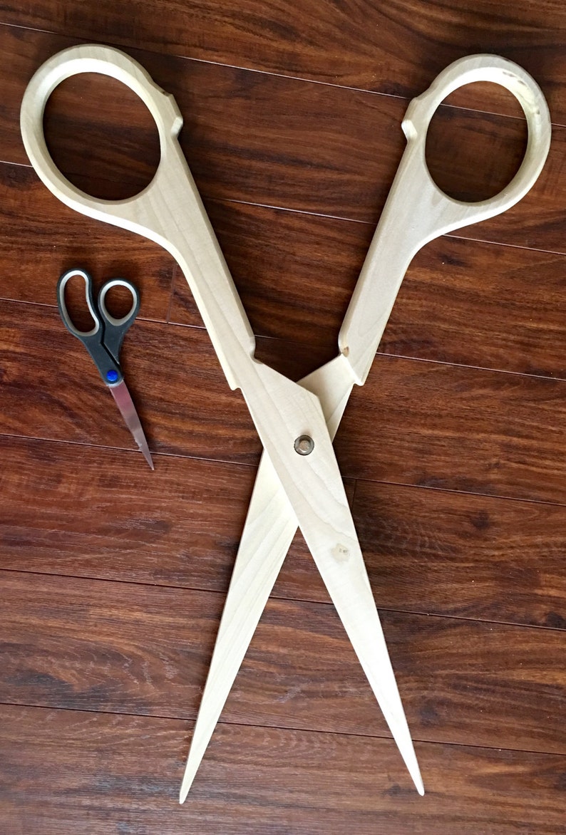Large Wood Scissors free Shipping | Etsy