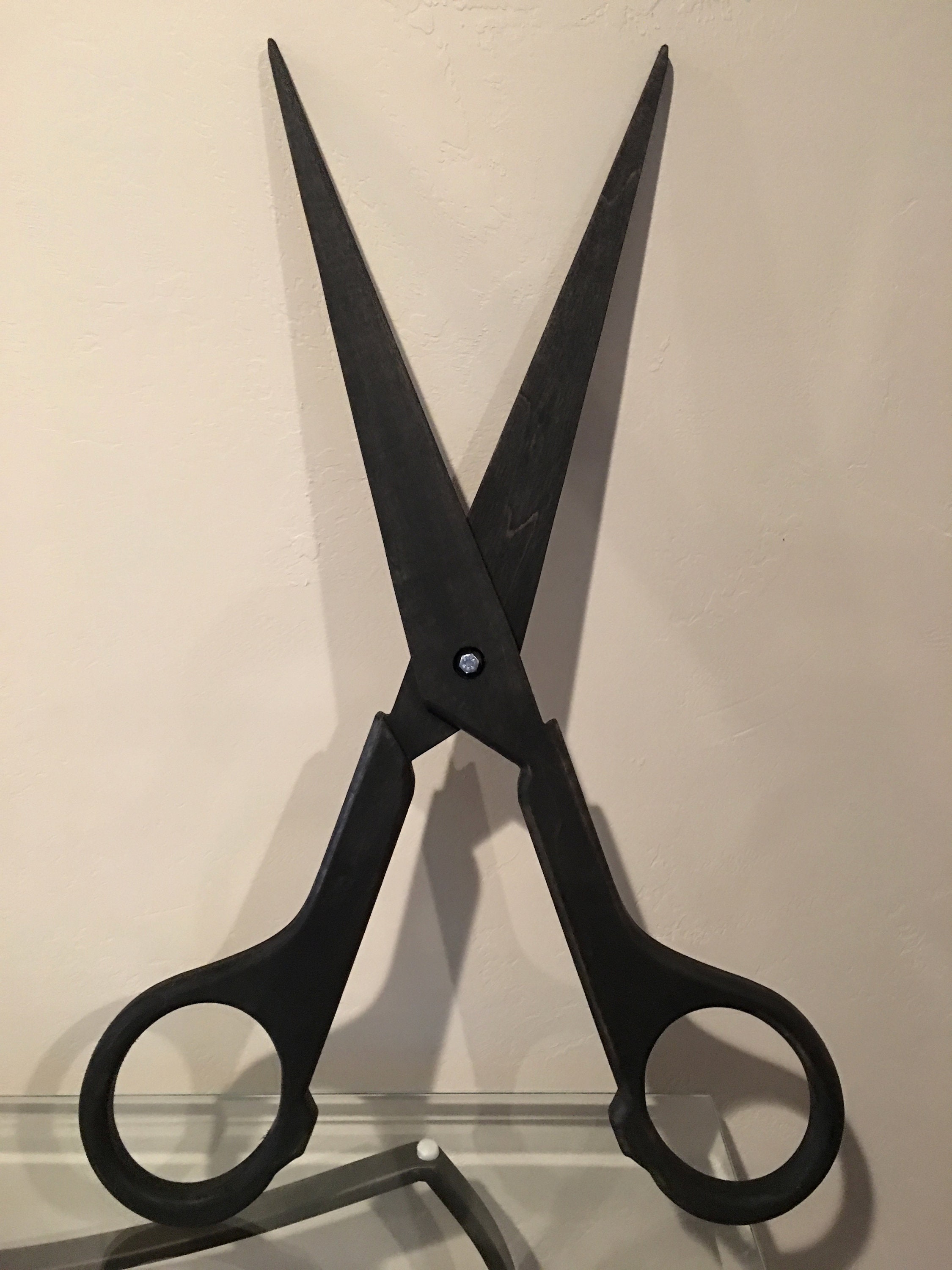 Large Wood Scissors Free Shipping | Etsy