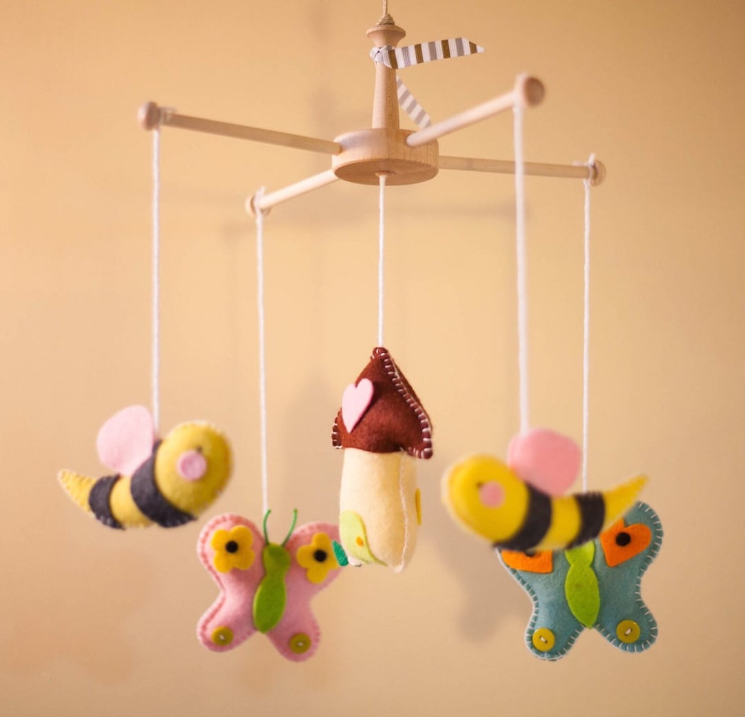 Baby Mobile, Baby Crib Mobile, Butterfly Mobile, Bug Mobile, Honey Bees ...