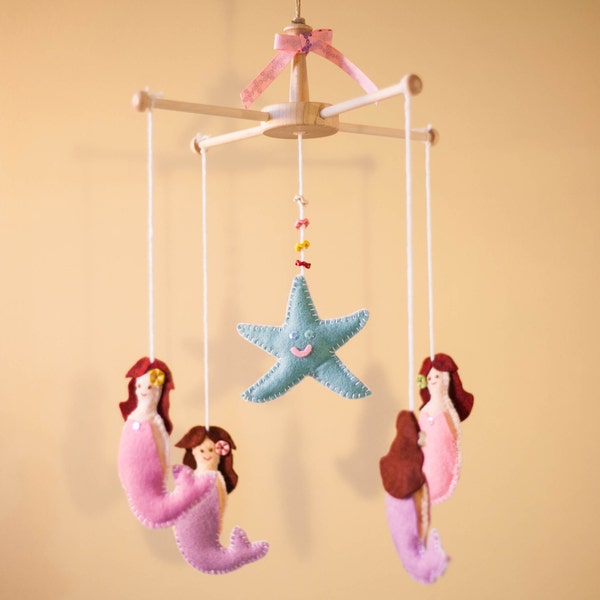 Mermaid Baby Mobile - Etsy