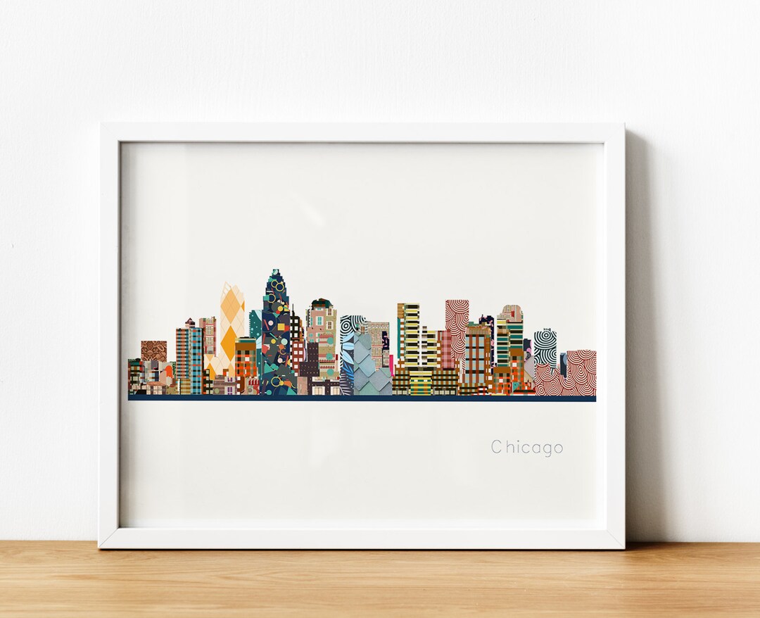 Chicago Skyline, Chicago City Skyline, Chicago Illinois, City Skyline ...