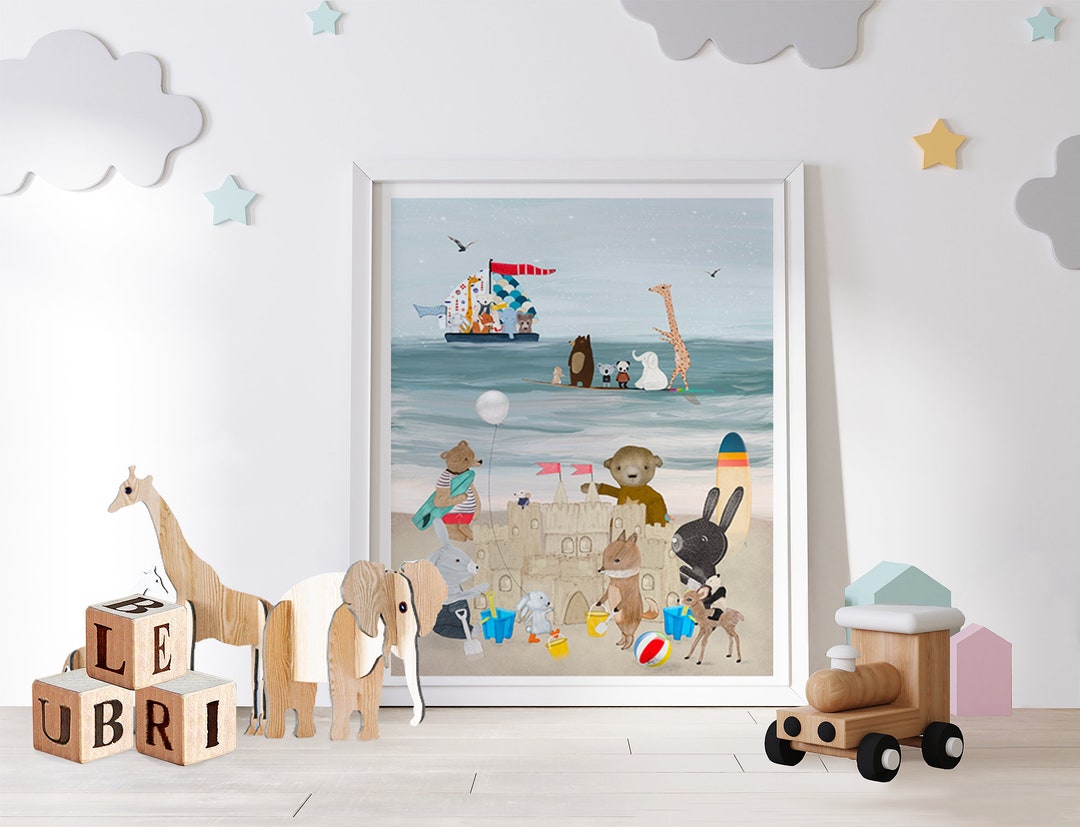 Little Beach Days. Nursery Art, Surfing Theme, Nautical Theme ...
