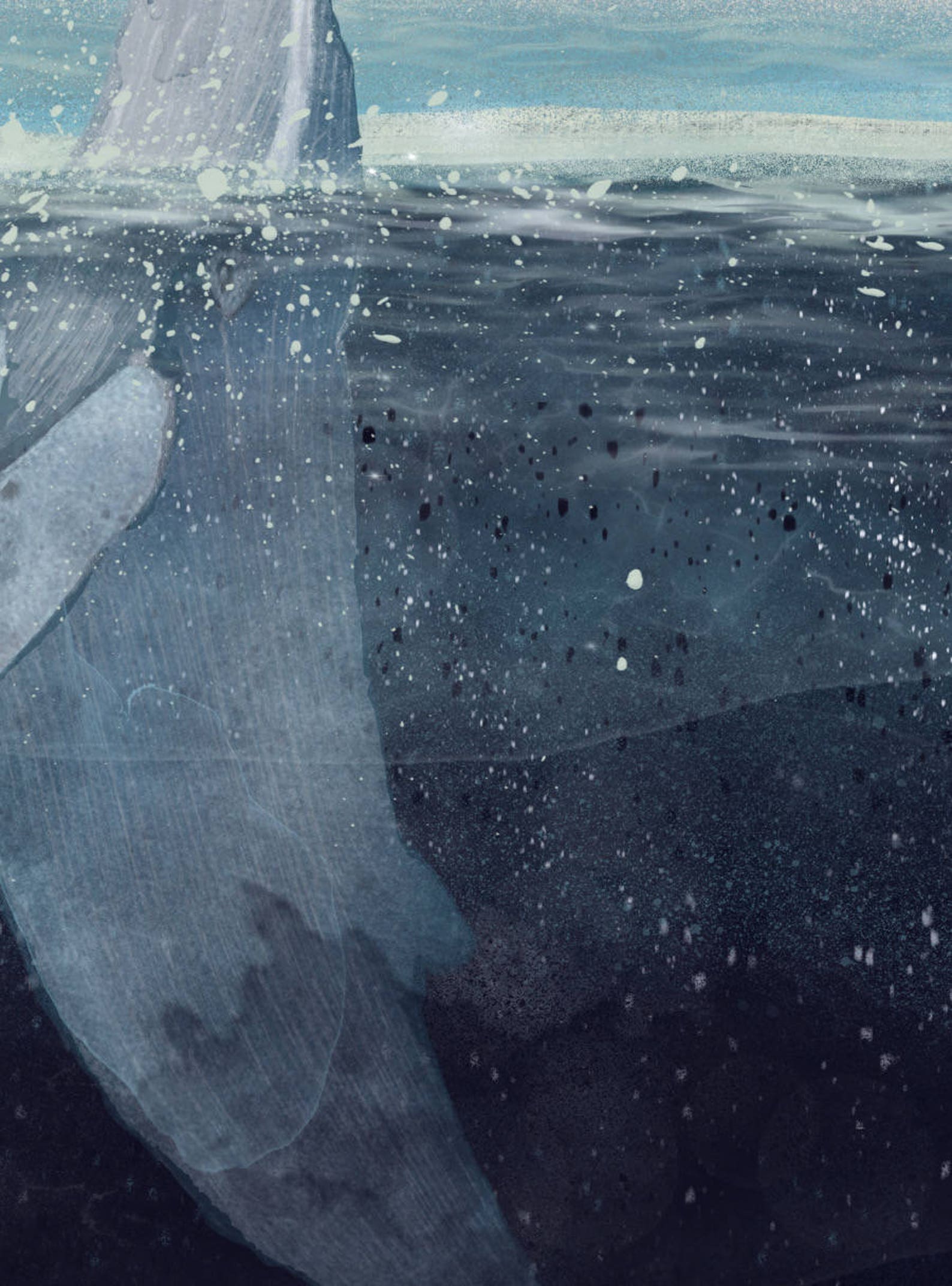 Breathe. Blue Whale Print, Blue Whale Poster, Nursery Wall Art, Whales ...