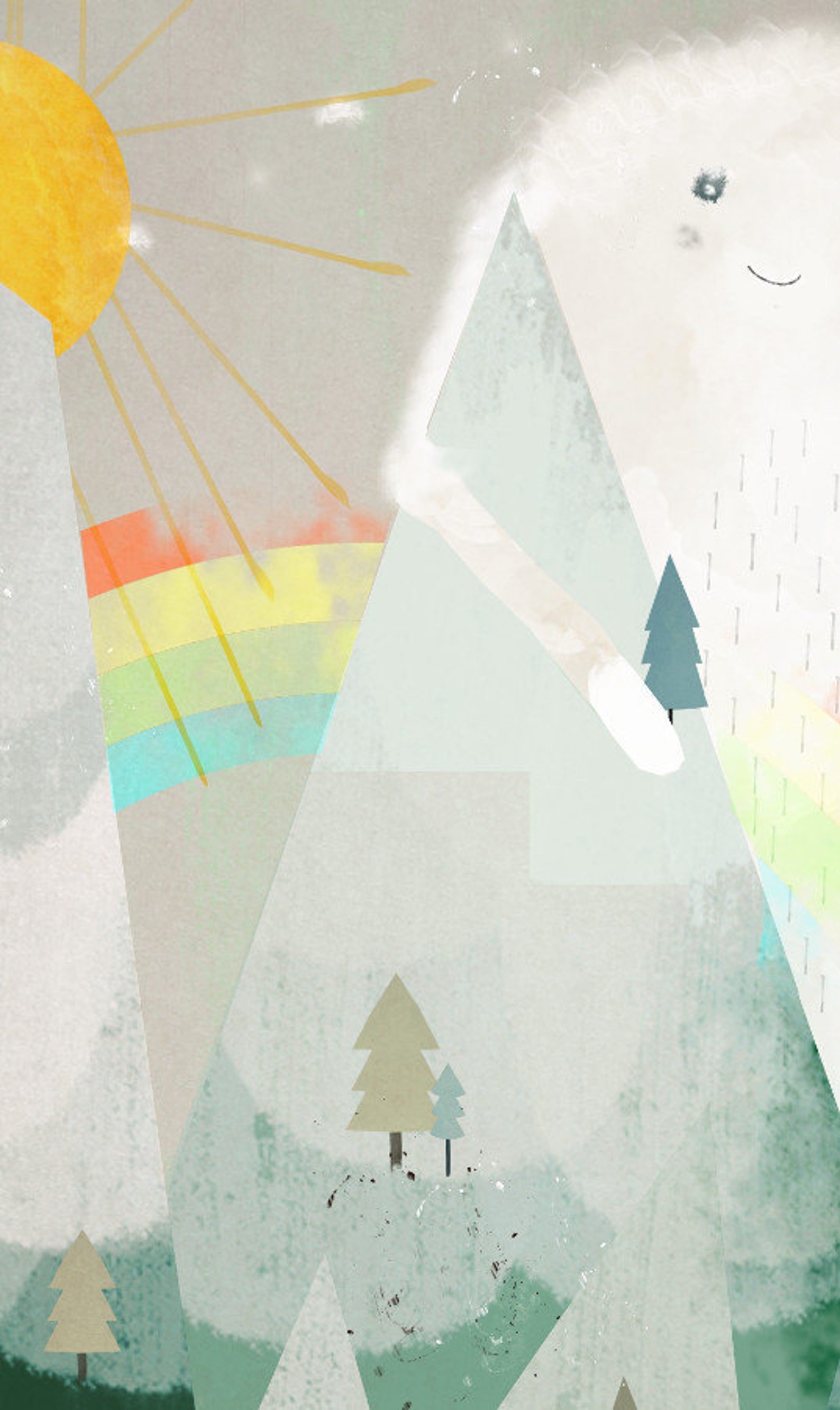 The Rainbow Maker. Children's Picture Nursery Art baby - Etsy