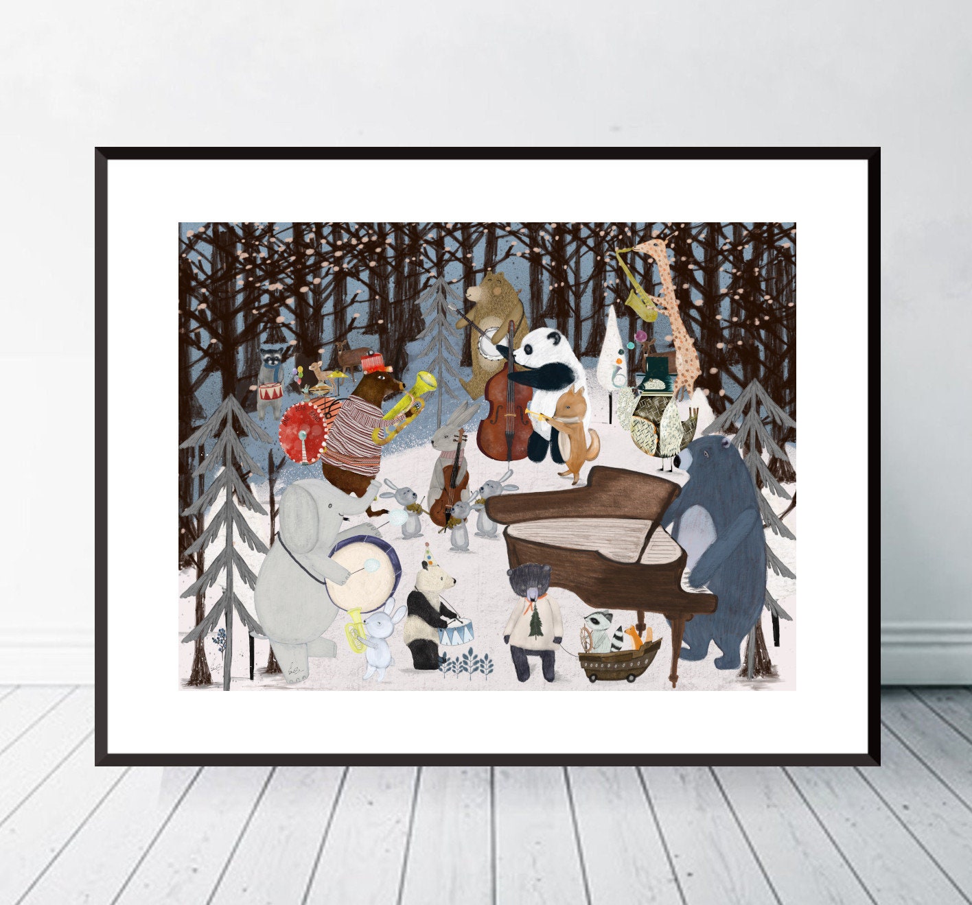 Band Camp. Nursery art Children's wall art Baby nursery | Etsy