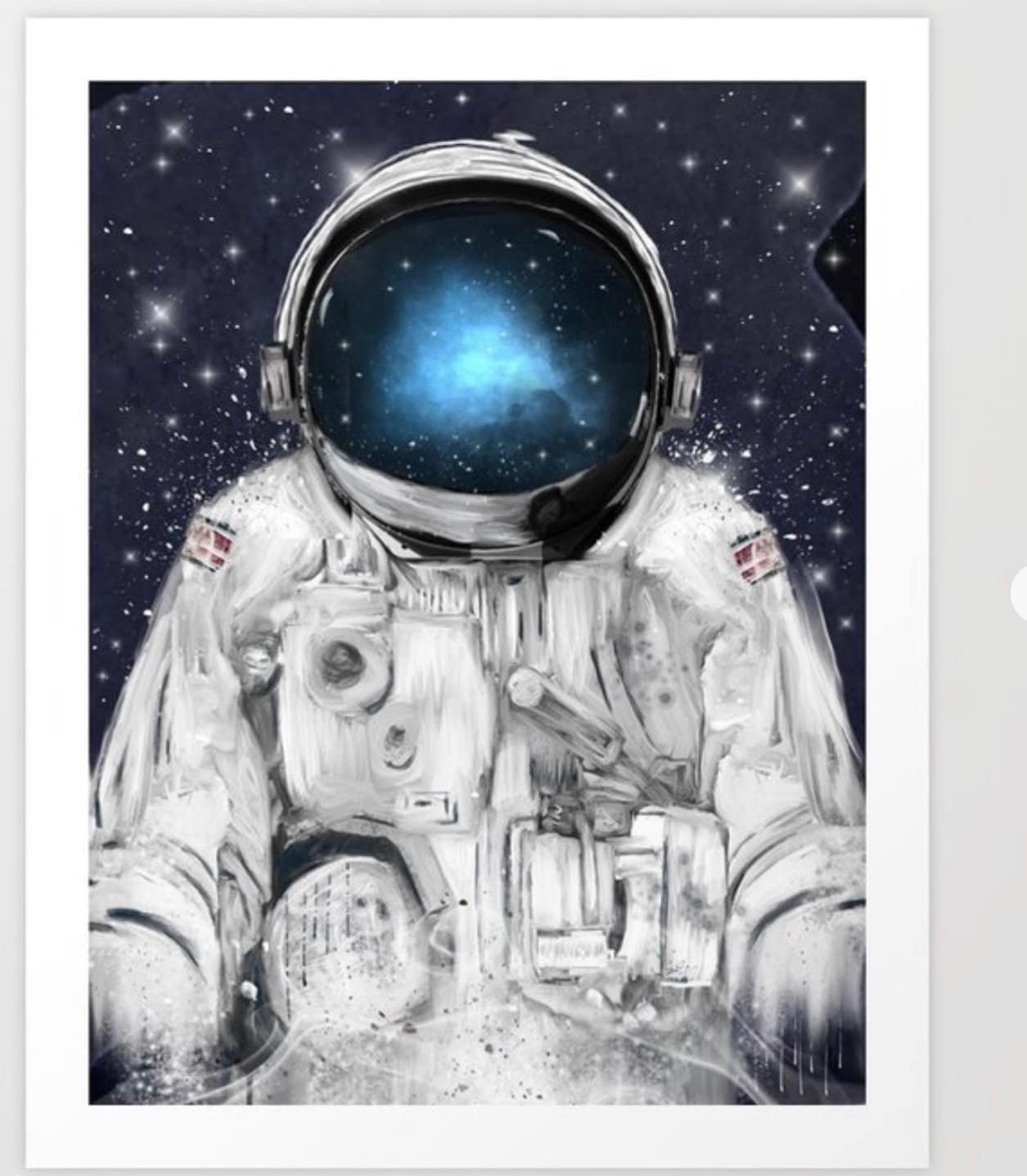 Space Adventurer. Space art Astronauts wall art Adventure | Etsy