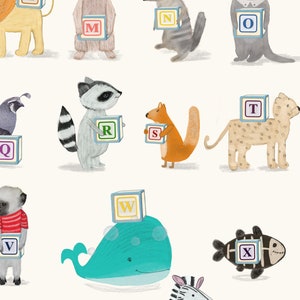 Little Alphabet Chart. Alphabet Wall Art, Alphabet Poster, Nursery Art ...