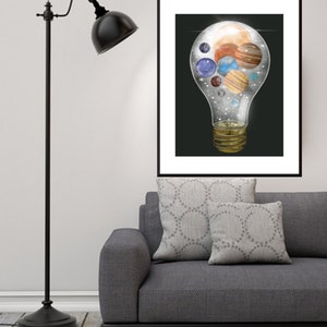 Solar Power. Solar System Print, Solar System Poster, Solar System Art ...