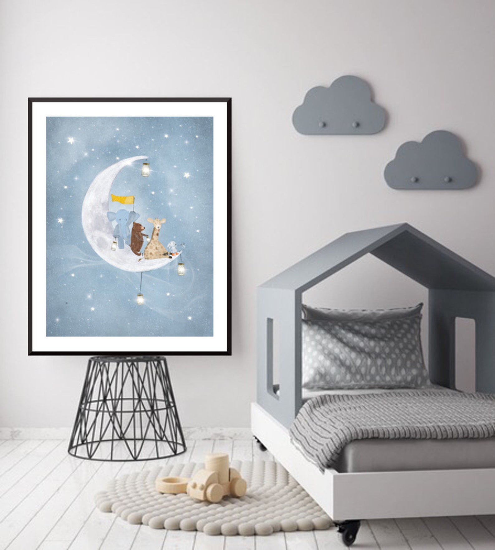 Starlight Wishes With You. Nursery Art Dreamy Nursery Print - Etsy