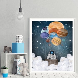 A Space Adventure. Solar System Print, Solar System Poster, Solar ...