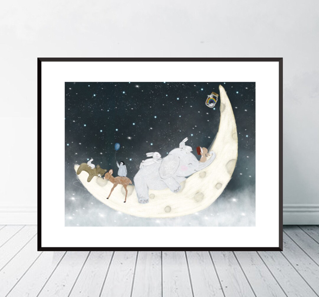 Little Bedtime Story. Nursery Art, Childrens Wall Art, Nursery Print ...
