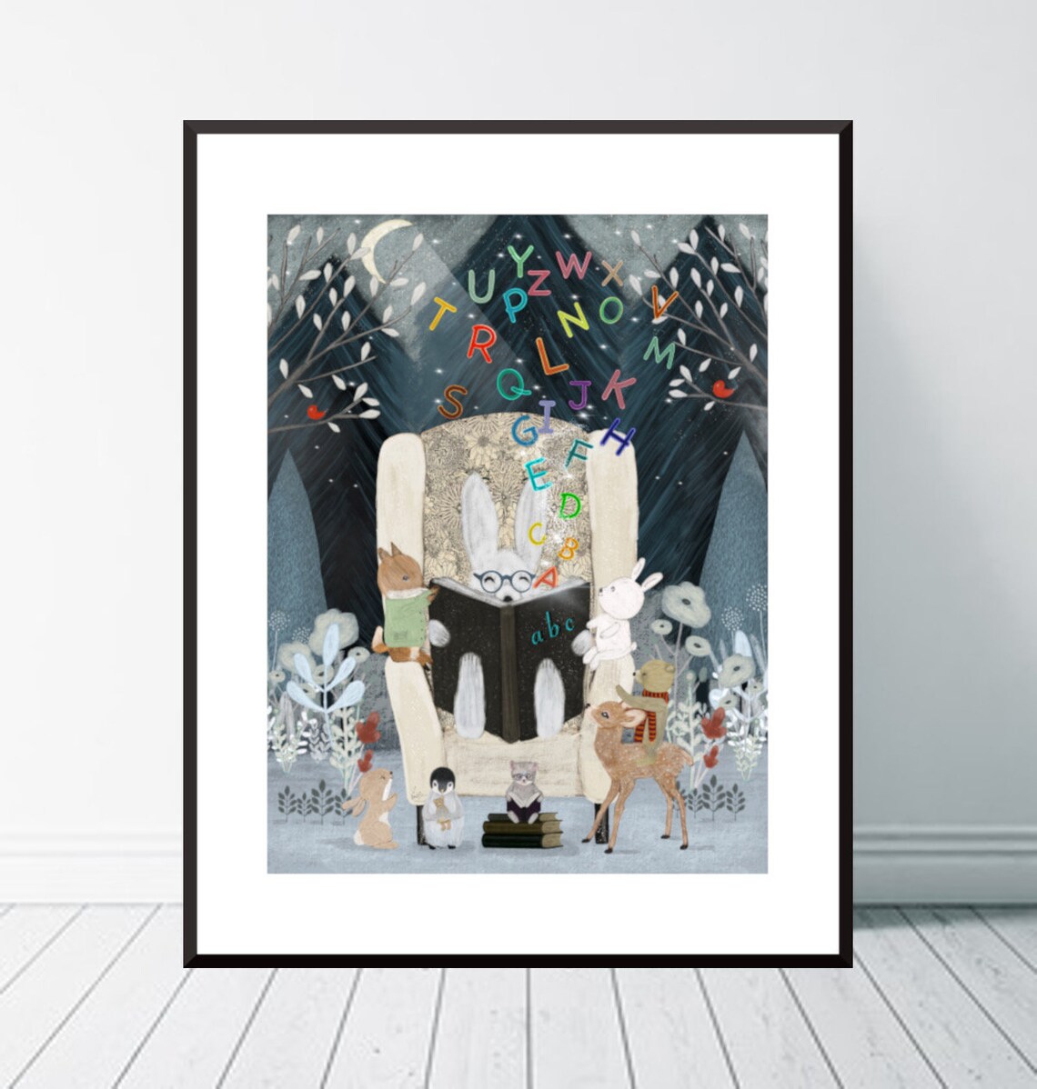 The Magical Little Alphabet Book. Nursery Art Children's | Etsy