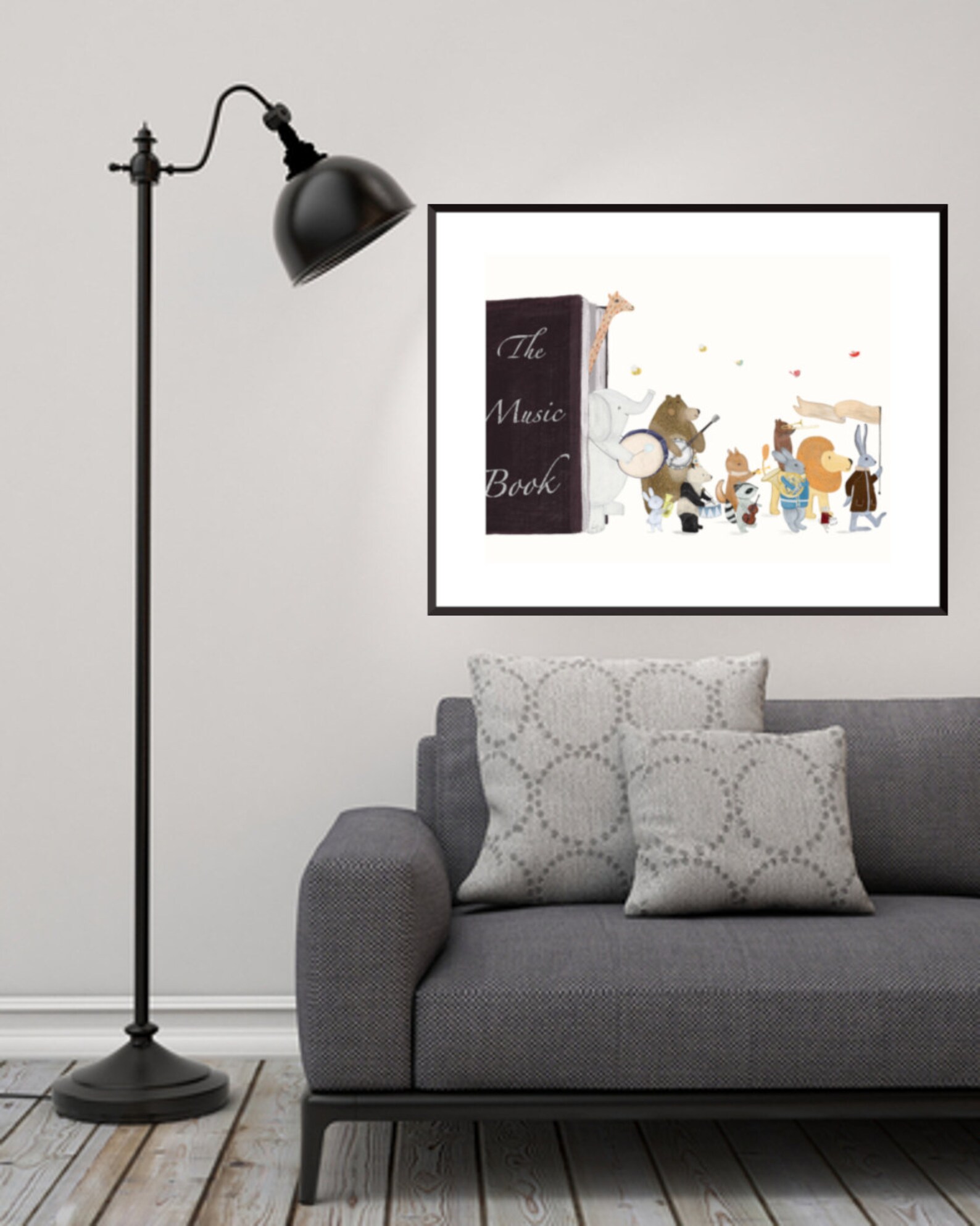 The Music Book. Nursery Art Baby Nursery Art Children's - Etsy