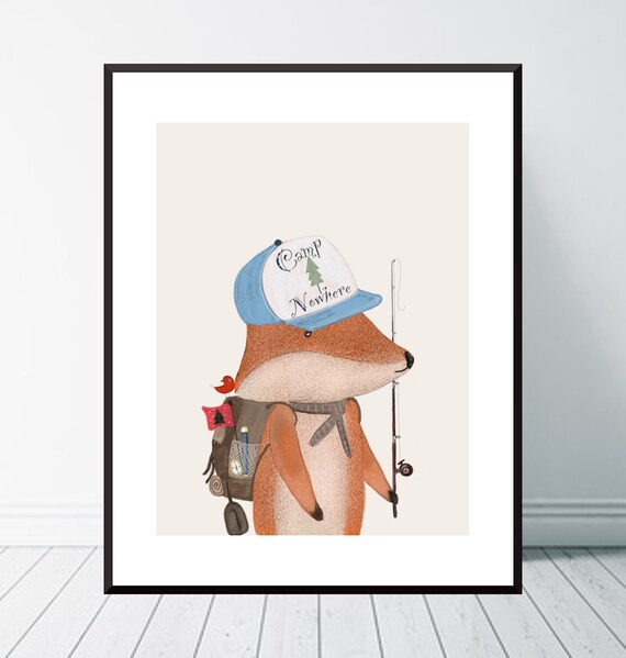 Exploring Day. Nursery art Children's wall art Adventure | Etsy