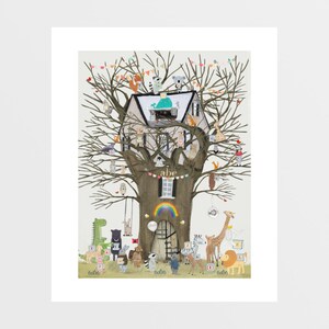 The Alphabet Tree. Nursery Art, Children's Wall Art, ABC Nursery Theme ...