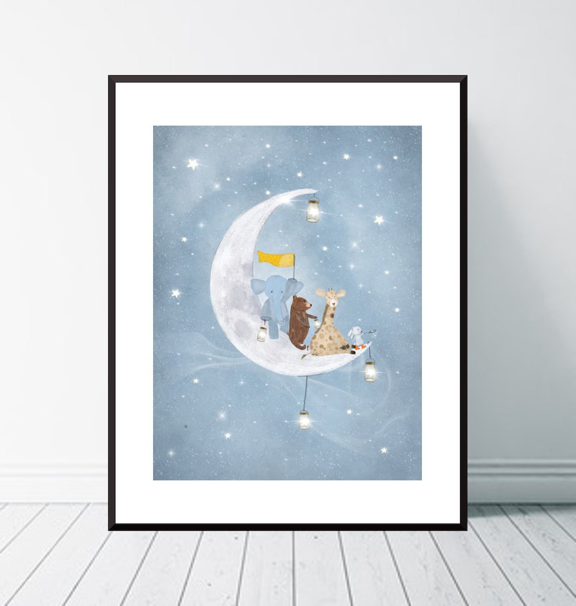 Starlight Wishes With You. Nursery Art Dreamy Nursery Print - Etsy