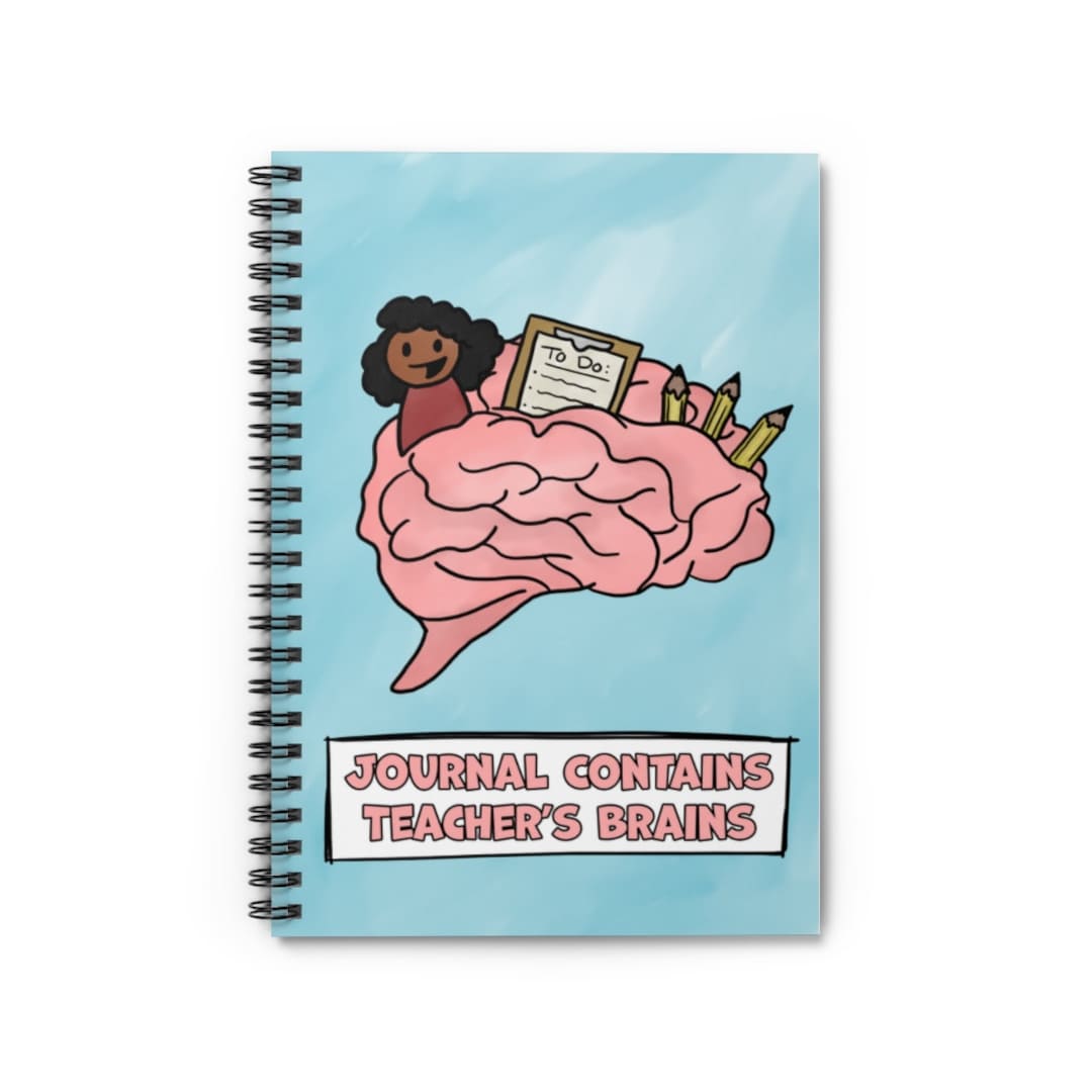 Teacher's Brain Notebook - Etsy