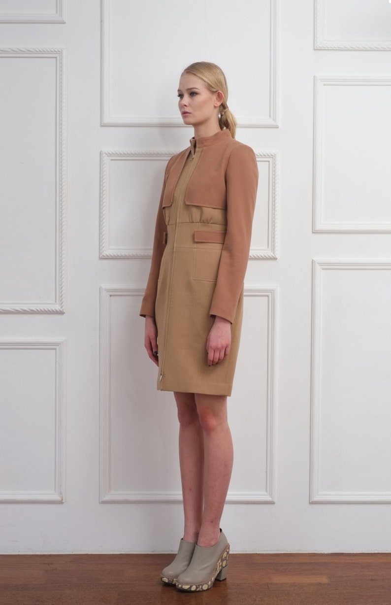 Tosca No2/7 Credottie Dress - Indian Tan BEIGE - Etsy