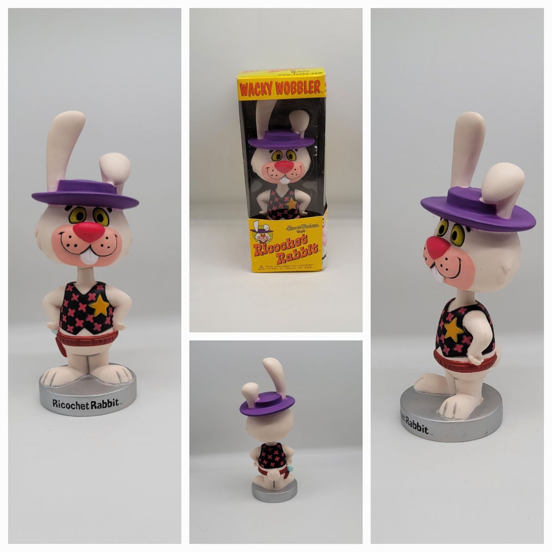 Wacky Wobbler Ricochet Rabbit. Hanna Barbera by Funko. - Etsy