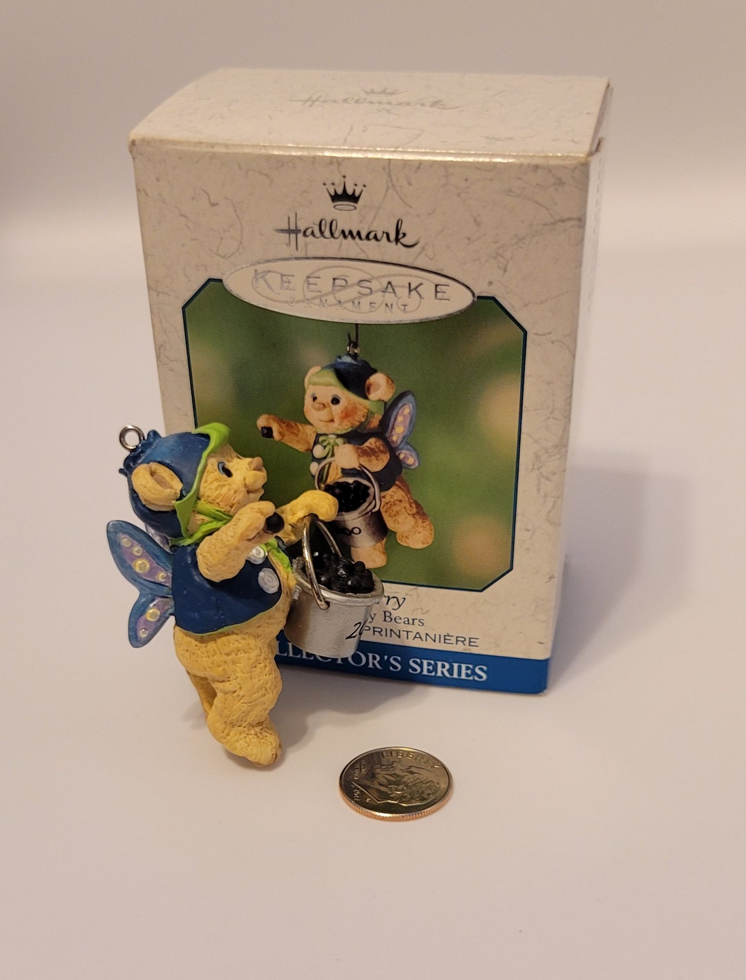 Miniature Bear Fairy Blueberry Fairy Berry Bears Hallmark Easter Spring ...