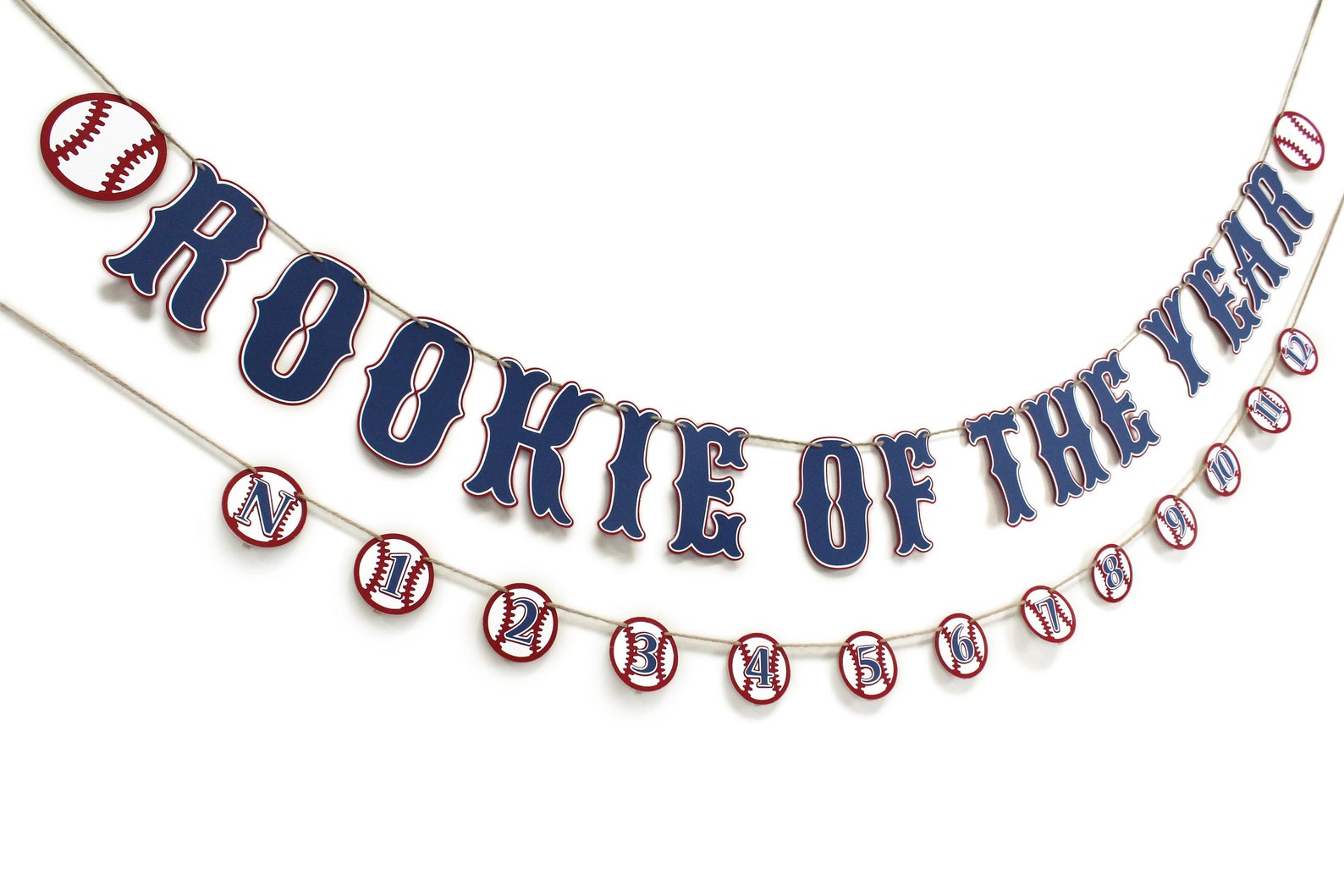 Rookie of the Year Baseball Banner Baby's First Year - Etsy