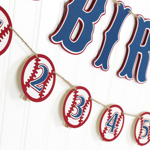 Rookie of the Year Baseball Banner Baby's First Year - Etsy