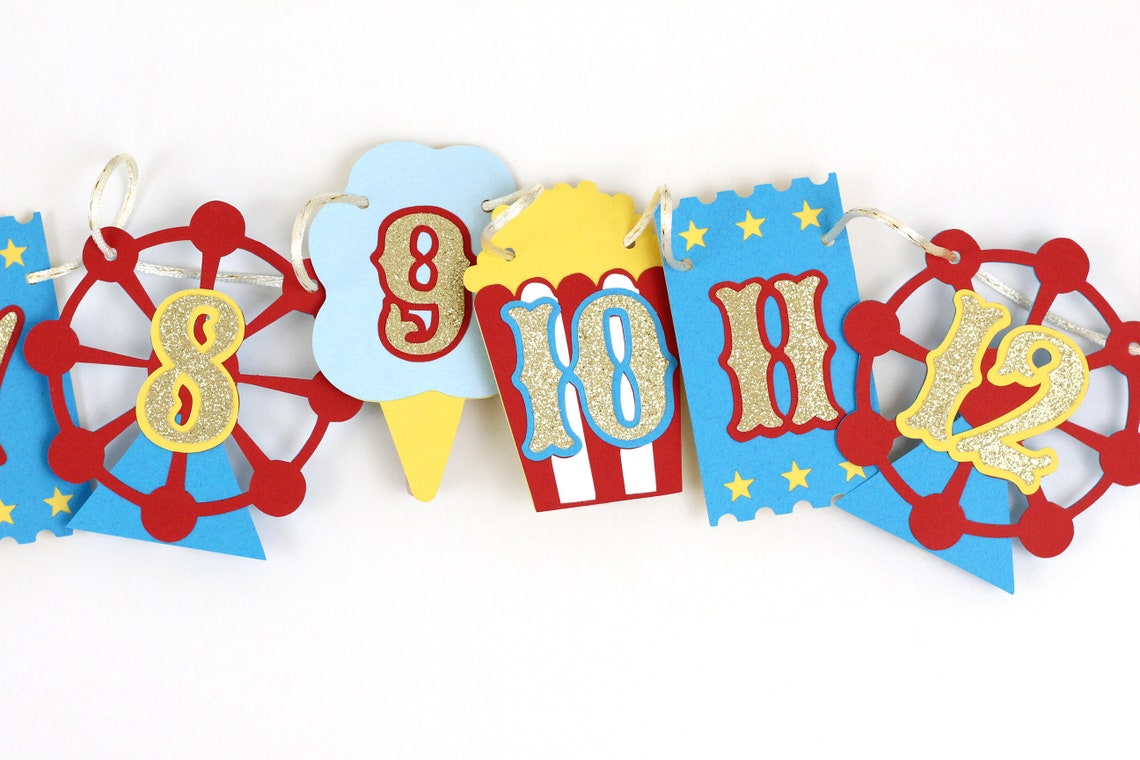 Svg Dfx Png Files Carnival Circus Photo Banner First - Etsy Canada