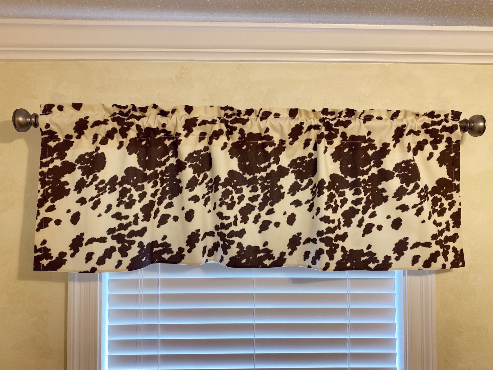 Cow Hide Window Valance Nursery Window Treatment Kid's - Etsy