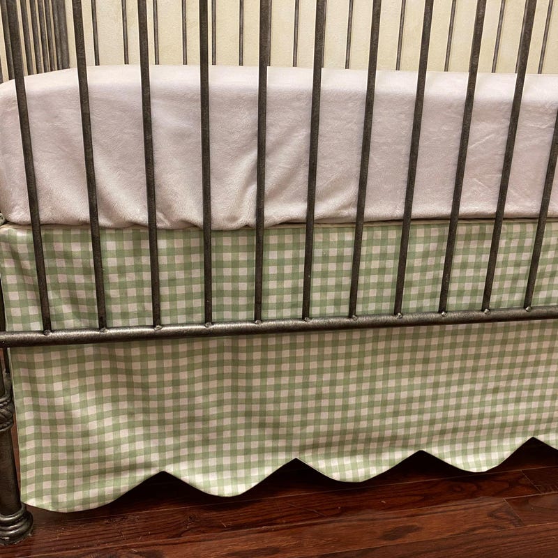 Scalloped Crib Skirt - Etsy