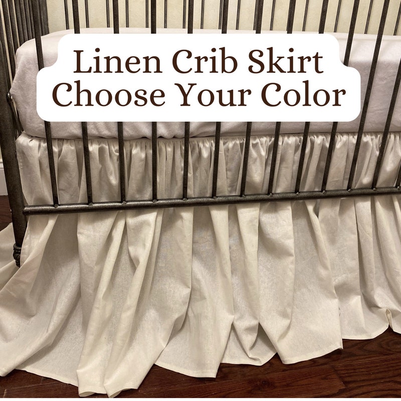 Custom Crib Bed Skirt - Etsy