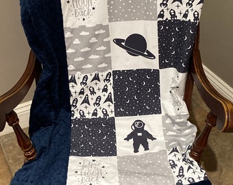 Rocket Baby Blanket - Etsy