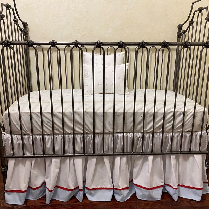 White Crib Bedding - Etsy