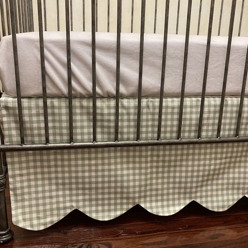 Scalloped Crib Skirt - Etsy