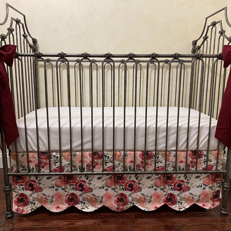 Scalloped Crib Skirt - Etsy