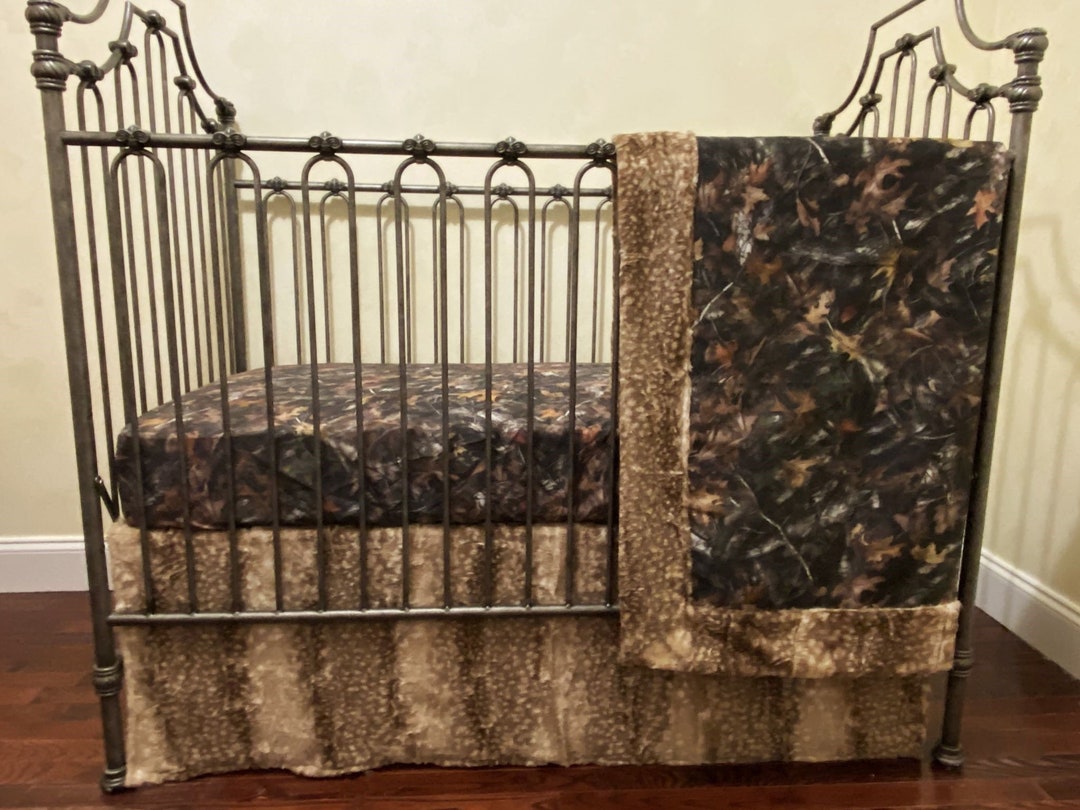 Camouflage Baby Boy Crib Bedding, Deer Fawn Hunting Boy Baby Bedding - Etsy