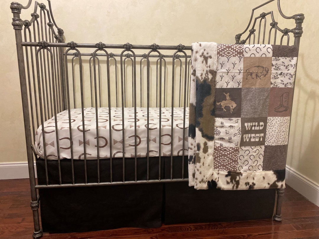 Western Crib Bedding, Cowboy Wild West Baby Bedding, Baby Boy Crib ...