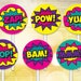 Girl Superhero Cupcake Toppers — Printable Superhero Party Toppers ...