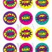Girl Superhero Cupcake Toppers Printable Superhero Party Toppers ...