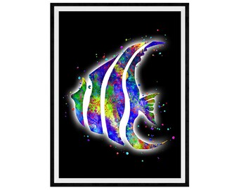 Angelfish Stencil - Etsy