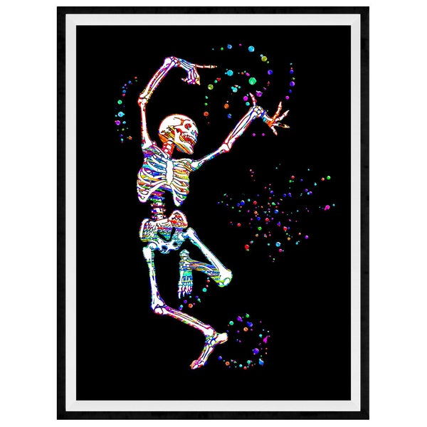 Skeleton Watercolor - Etsy