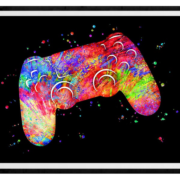 Game Controller Painting - Etsy