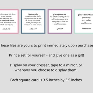 NIV Bible Verse Cards | Scripture Cards for Women | Printable Bible ...