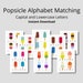 Printable Popsicle Letter Matching Preschool Alphabet Game Ice Cream ...