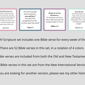 NIV Bible Verse Cards | Scripture Cards for Women | Printable Bible ...